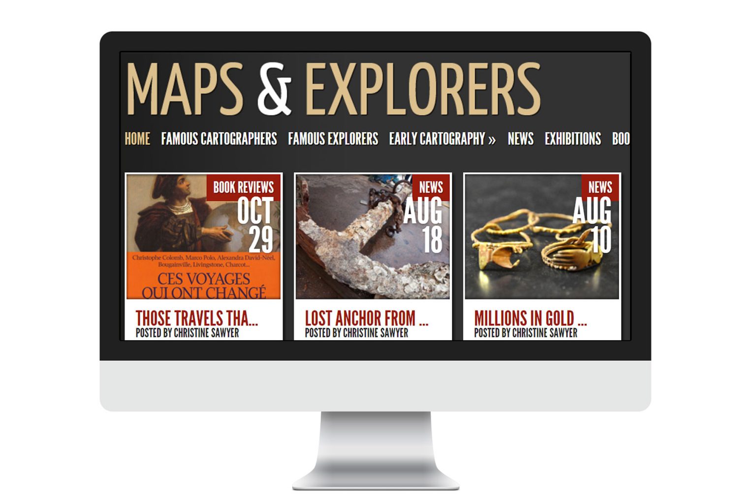 Maps & Explorers' Website - Strateege Creative